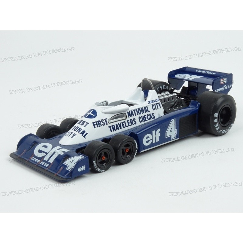Tyrrell P34 Nr.4 GP Belgium 1977, IXO Models 1/24 scale