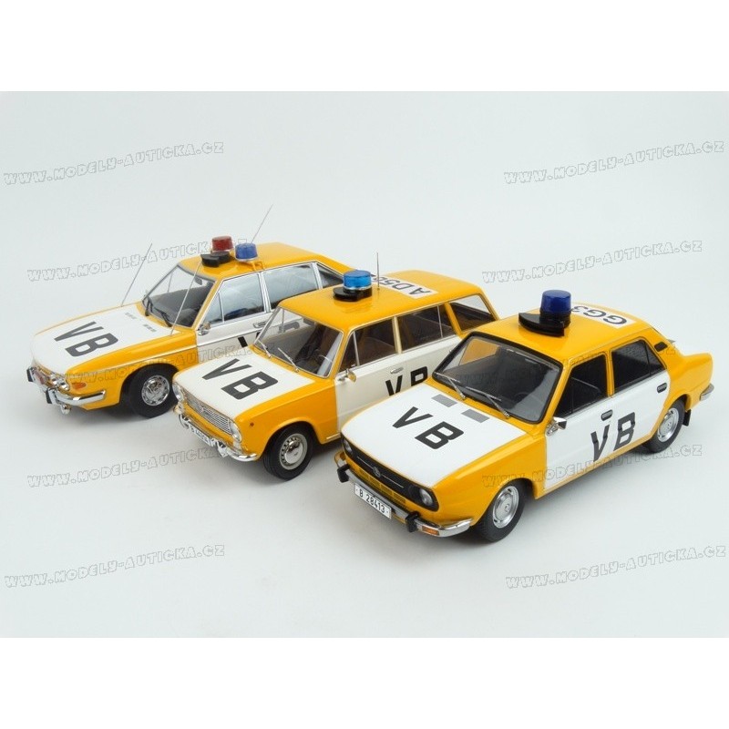 SET 3x Veřejná Bezpečnost: Tatra 613 1979, Lada 1200 Combi (VAZ 2102 ...