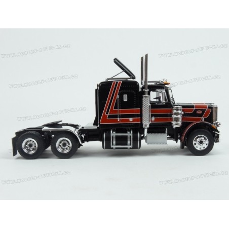 Peterbilt 359 1973 (Black/Red), IXO Models 1/43 scale